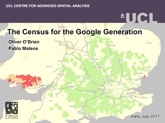 The Census for the Google Generation – O.O'Brien