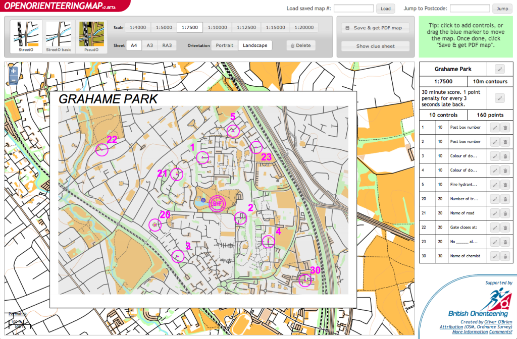 OpenOrienteeringMap v2.Beta – O.O'Brien