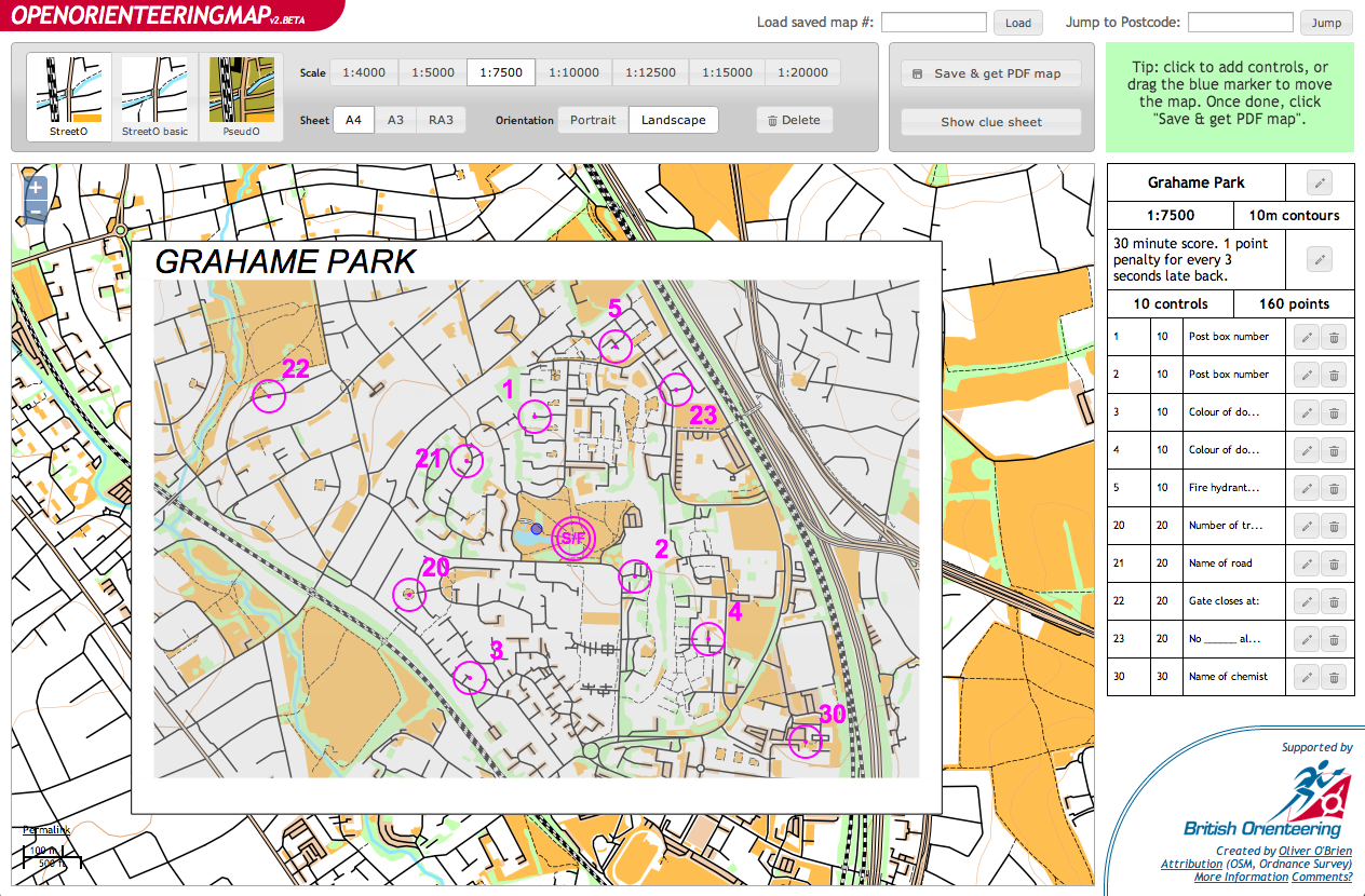 OpenOrienteeringMap v2.Beta – O.O'Brien