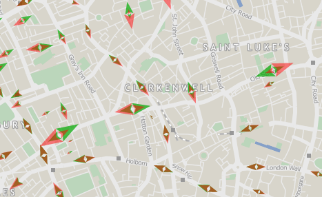 Mapping London’s Cycling Census Dataset – O.O'Brien