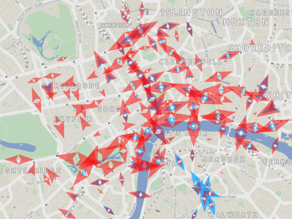 Mapping London’s Cycling Census Dataset – O.O'Brien